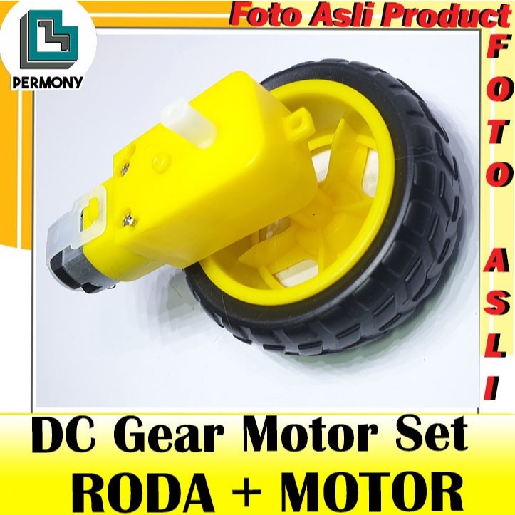 Jual Motor GearBox Gear Box Robot Smart Car DC Toys Roda | Shopee Indonesia