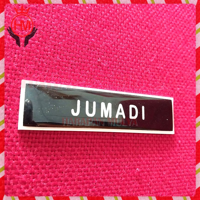 Jual Papan Nama Custom Lapis Fiber Name Tag Fiber Warna Hitam - Harapan ...