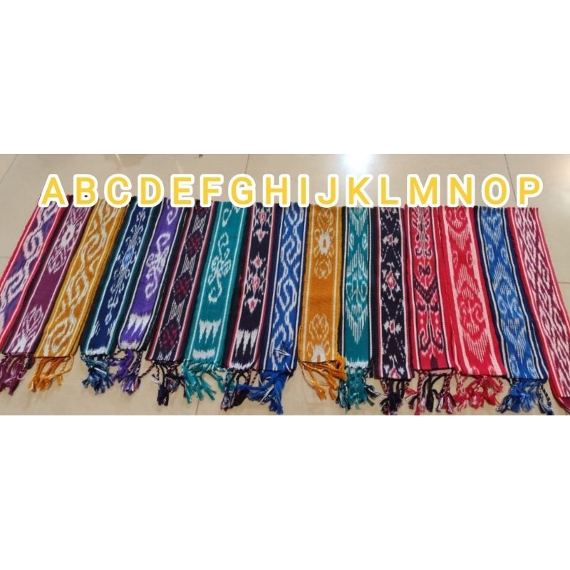 Jual Syal Tenun Ethnic Souvenir Hampers Motif Toraja, Dayak, Kalimantan ...
