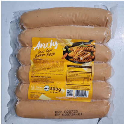 Jual Andy Sosis Sapi Bakar Chese 6pcs | Shopee Indonesia