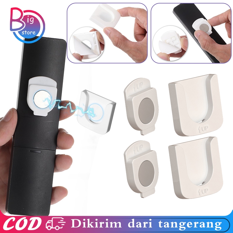 Jual 2set Remote Bracket Magnet Hook Tempel Dinding Magnetic Holder ...