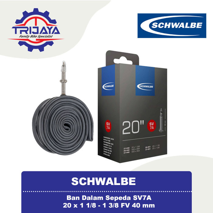 Jual Schwalbe Ban Dalam Sepeda SV7A 20x1 1/8-1 3/8 FV 40mm | Shopee Indonesia