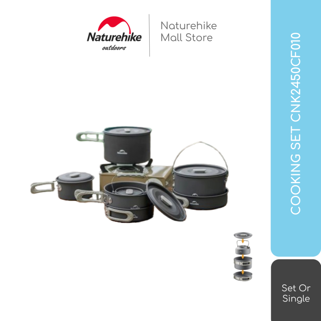 Jual COOKING SET NESTING PANCI WAJAN TEKO CAMPING NATUREHIKE ...