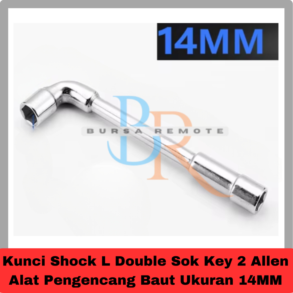 Jual Kunci Shock L Double Sok Key 2 Allen Alat Pengencang Baut Ukuran ...