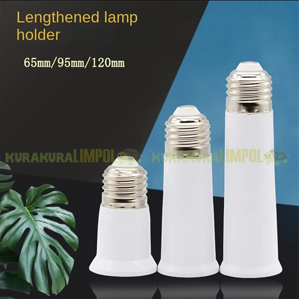 Jual Sambungan Fitting Lampu E27 Pemanjangan Dudukan Lampu Downlight ...