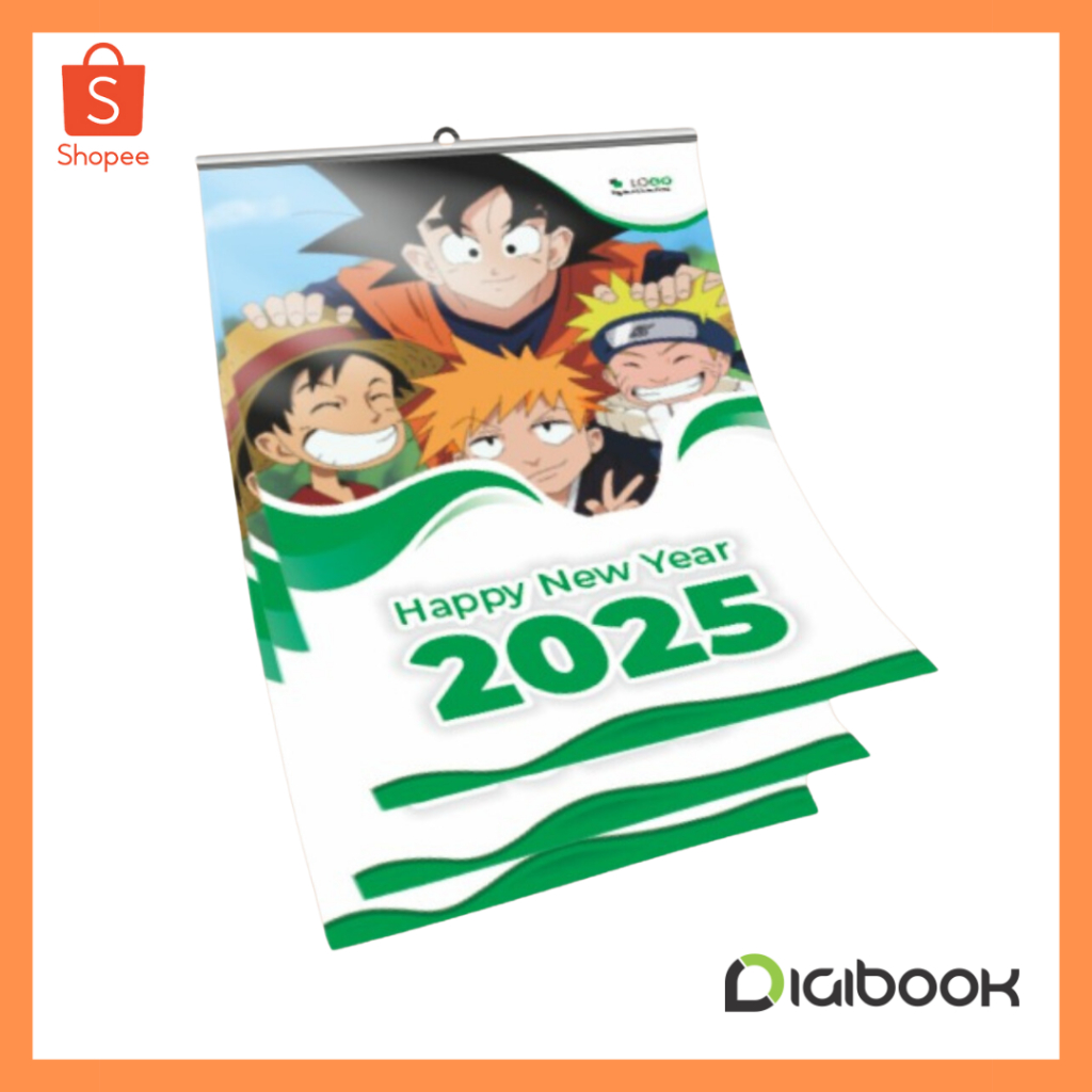 Jual Kalender Dinding 2025 Custom / Custom Kalender Klem Seng 3 Lembar ...