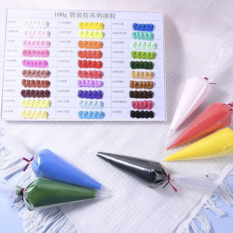 Jual Lem Deco Cream Free Spuit 100ml 32 Warna, Lem DIY, Deco Cream ...