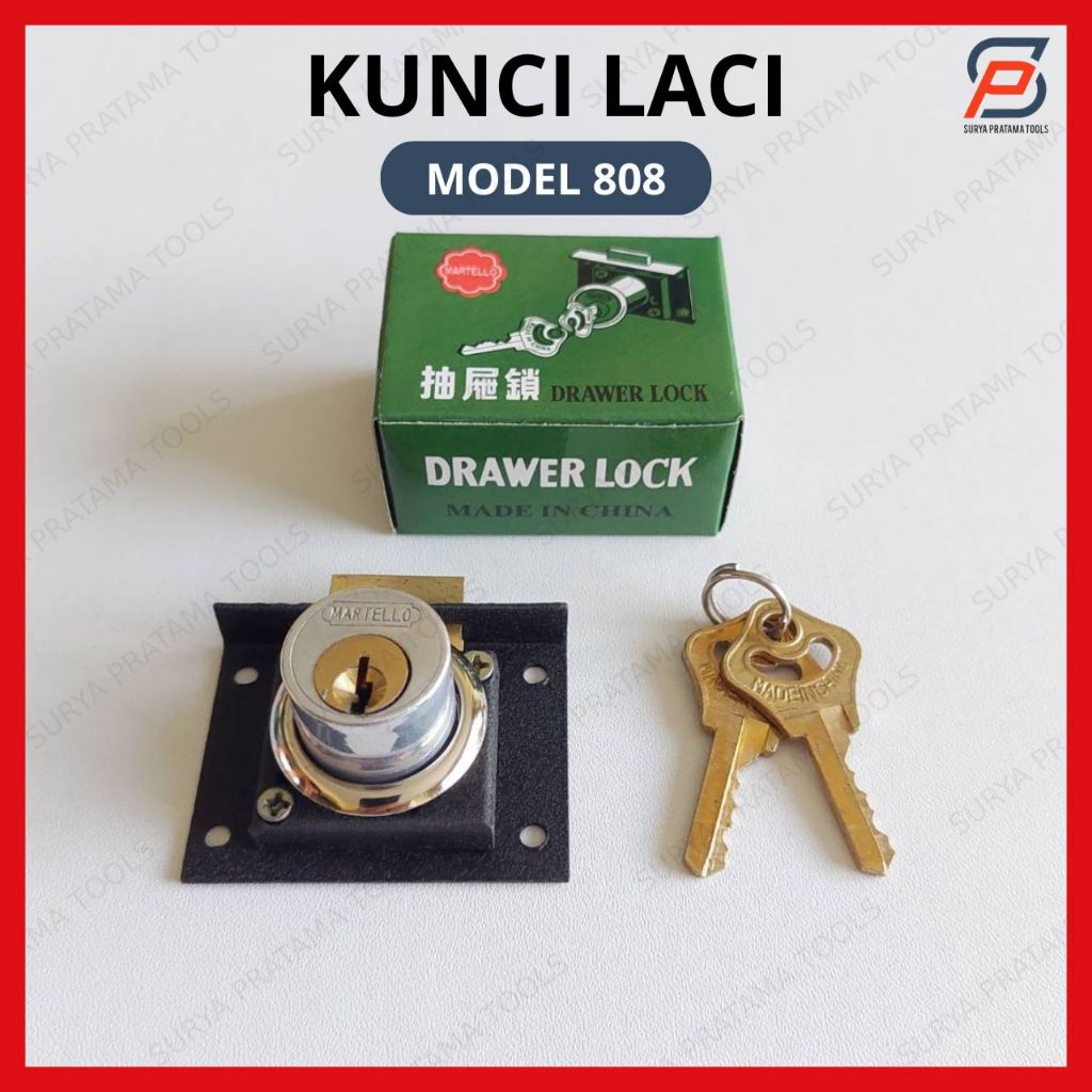 Jual Kunci Laci Model 808 Pintu Lemari Kuningan Mirip Tipe 808 Besar ...