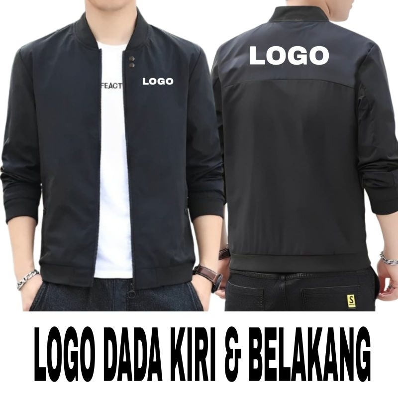 Jual PRE-ORDER (P.O) CUSTOM LOGO FATRIA JAKET PRIA BAHAN POLYESTER ...