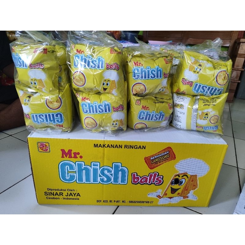Jual Chiki viral M.r Chish balls berhadiah uang tunai 1pack( isi 10pcs) | Shopee Indonesia
