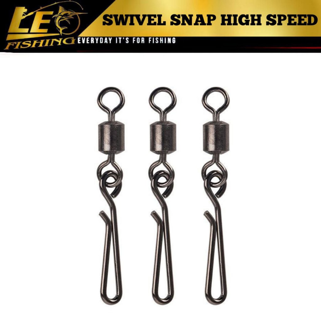 Jual ROLLING SWIVEL WITH GALATAMA SWIVEL SNAP HIGH SPEED LEO FISHING ...