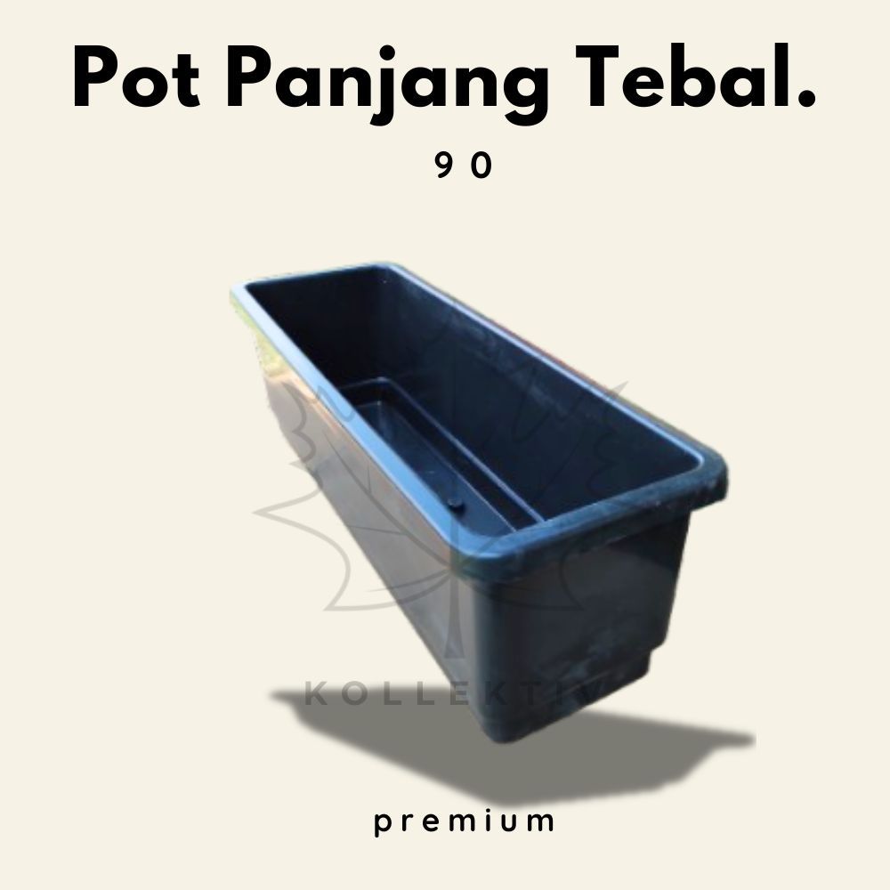 Jual Pot Panjang / Pot Tanaman Tebal - 90 | Shopee Indonesia