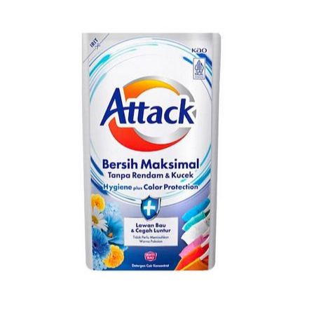 Jual Kao Attack Hygiene Plus Color Protection Liquid 750ml Pouch ...