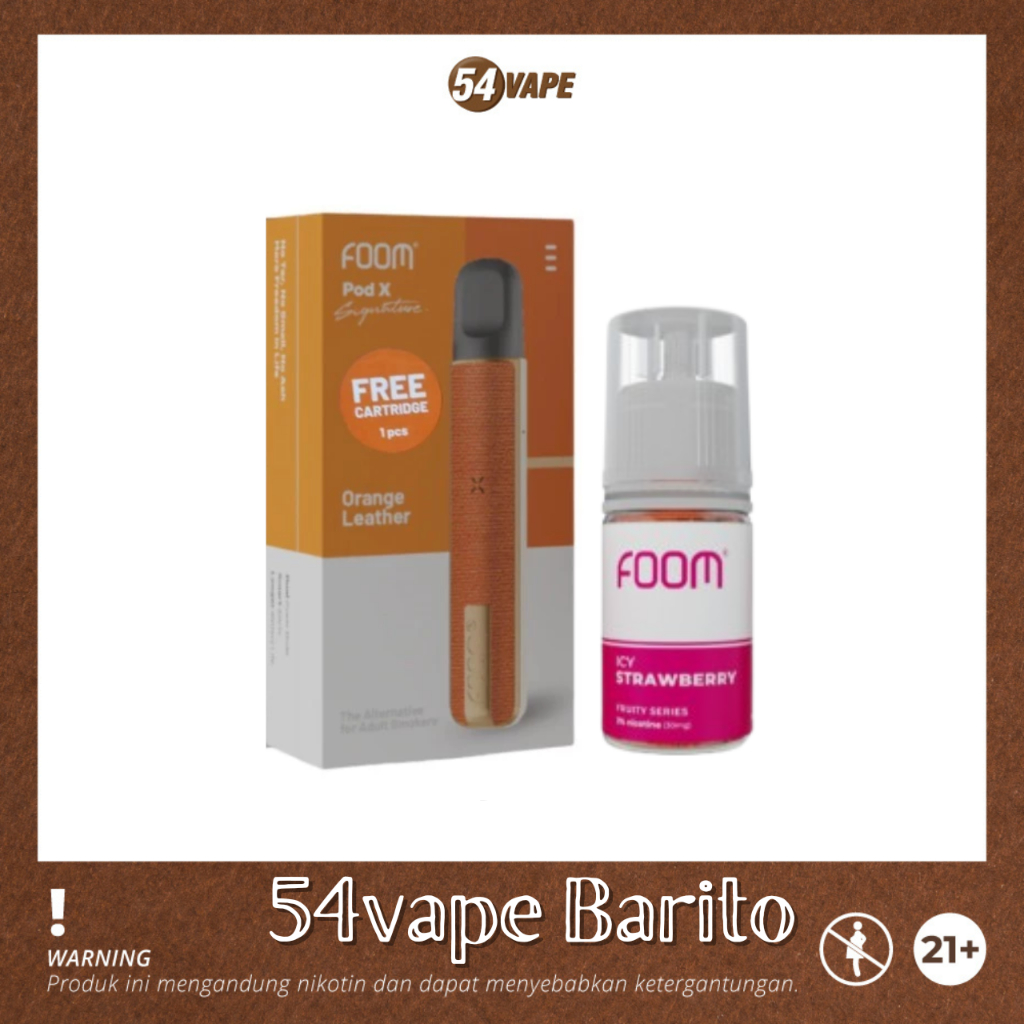 Jual Foom Pod X Signature Leather Edition + Liquid Foom Salt Nic 30ml ...