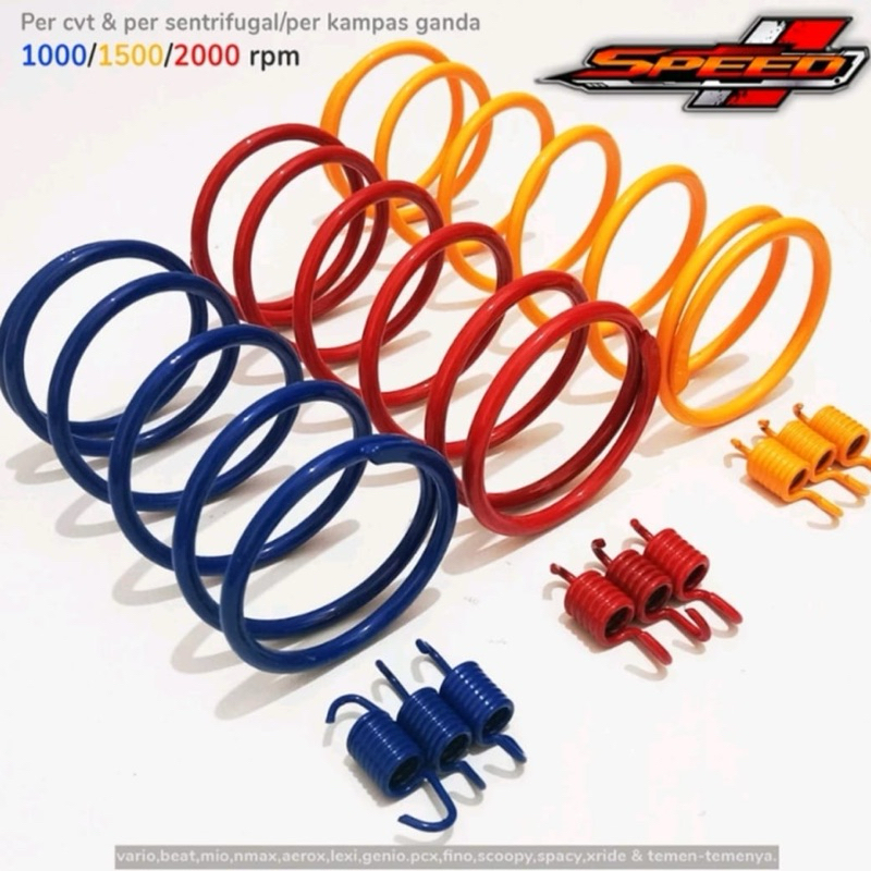 Jual PER CVT + PER SENTRI 1000 RPM 1500 RPM 2000 RPM NMAX AEROX LEXI ...
