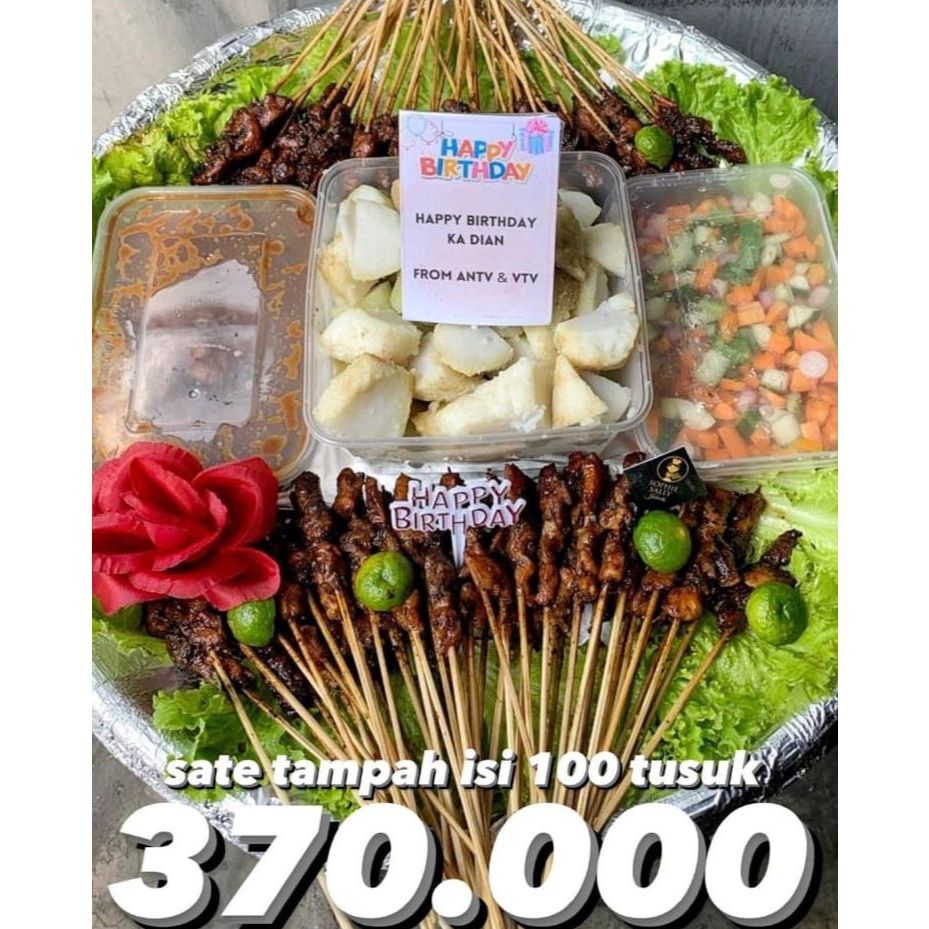 Jual Sate Ayam Tampah isi 100 Tusuk - Hampers Birthday / Anninversary ...