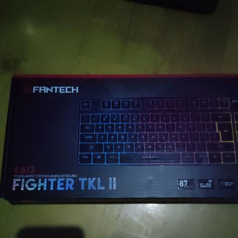 Jual keyboard Fantech Fighter TKL II K 613 Hitam | Shopee Indonesia