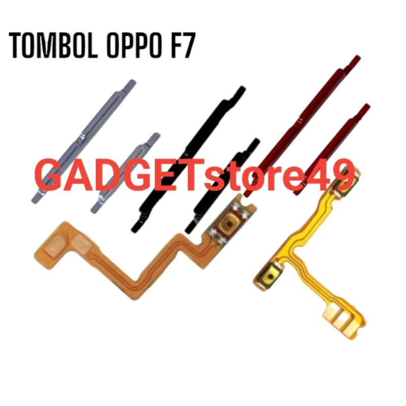 Jual TOMBOL SET + FLEXIBLE ON OFF VOLUME OPPO F7 ORIGINAL | Shopee Indonesia