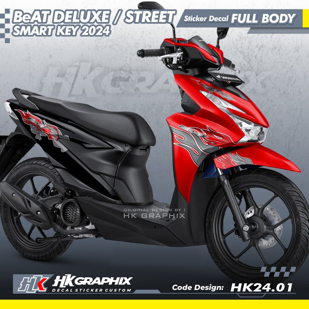 Jual (COD) Decal Stiker BeAT New DELUXE BeAT STREET Gen 2 Full Body ...