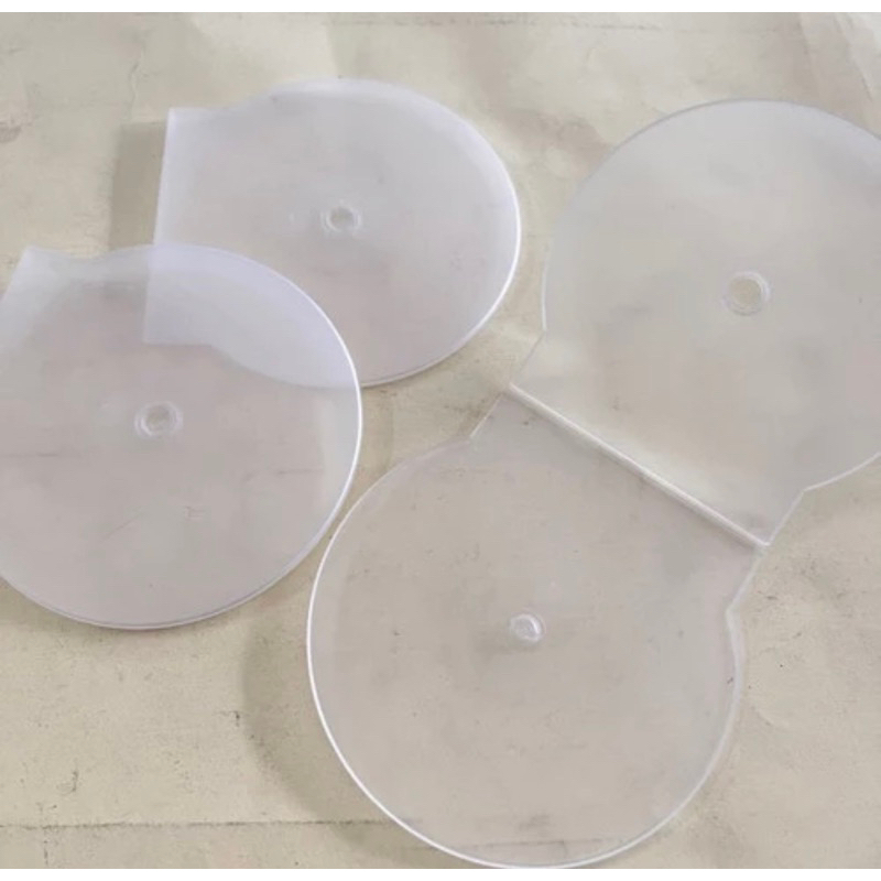 Jual Tempat cd kerang Bening / 50 pc , Tempat dvd plastik kerang ...