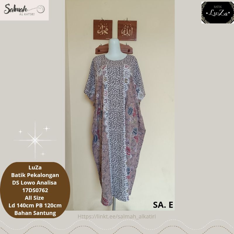 Jual Daster LuZa Batik Pekalongan DS LOWO Analisa (E) | Shopee Indonesia