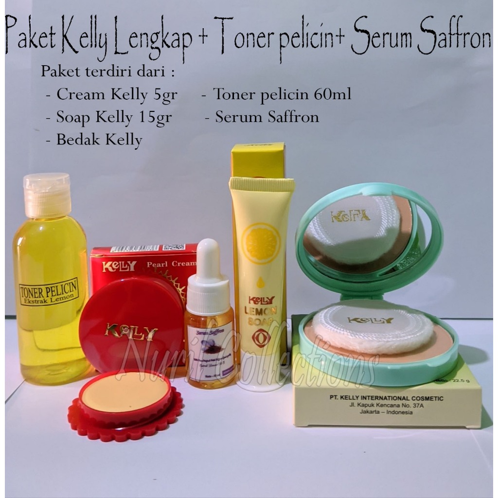 Jual Paket Lengkap - Cream kelly 5gr + soap kelly 15gr + bedak kelly ...