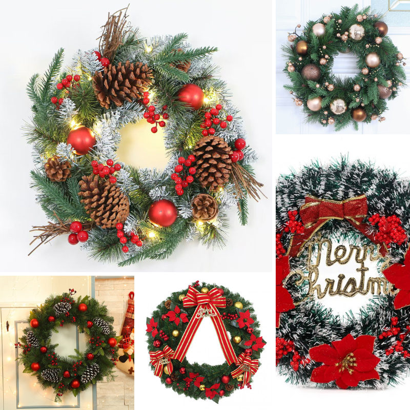 Jual Hiasan Krans Natal Pajangan Ornament Dekorasi Aksesoris Natal ...