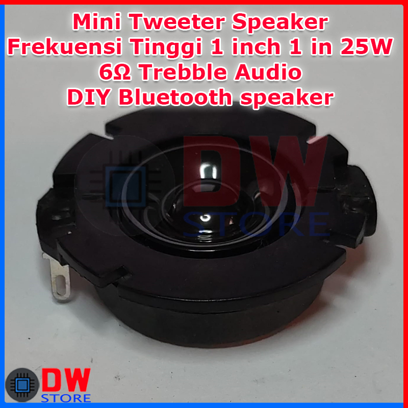 Jual DIY Mini Speaker Frekuensi Tinggi Tweeter 25W 25 Watt 6 ohm 6Ω ...