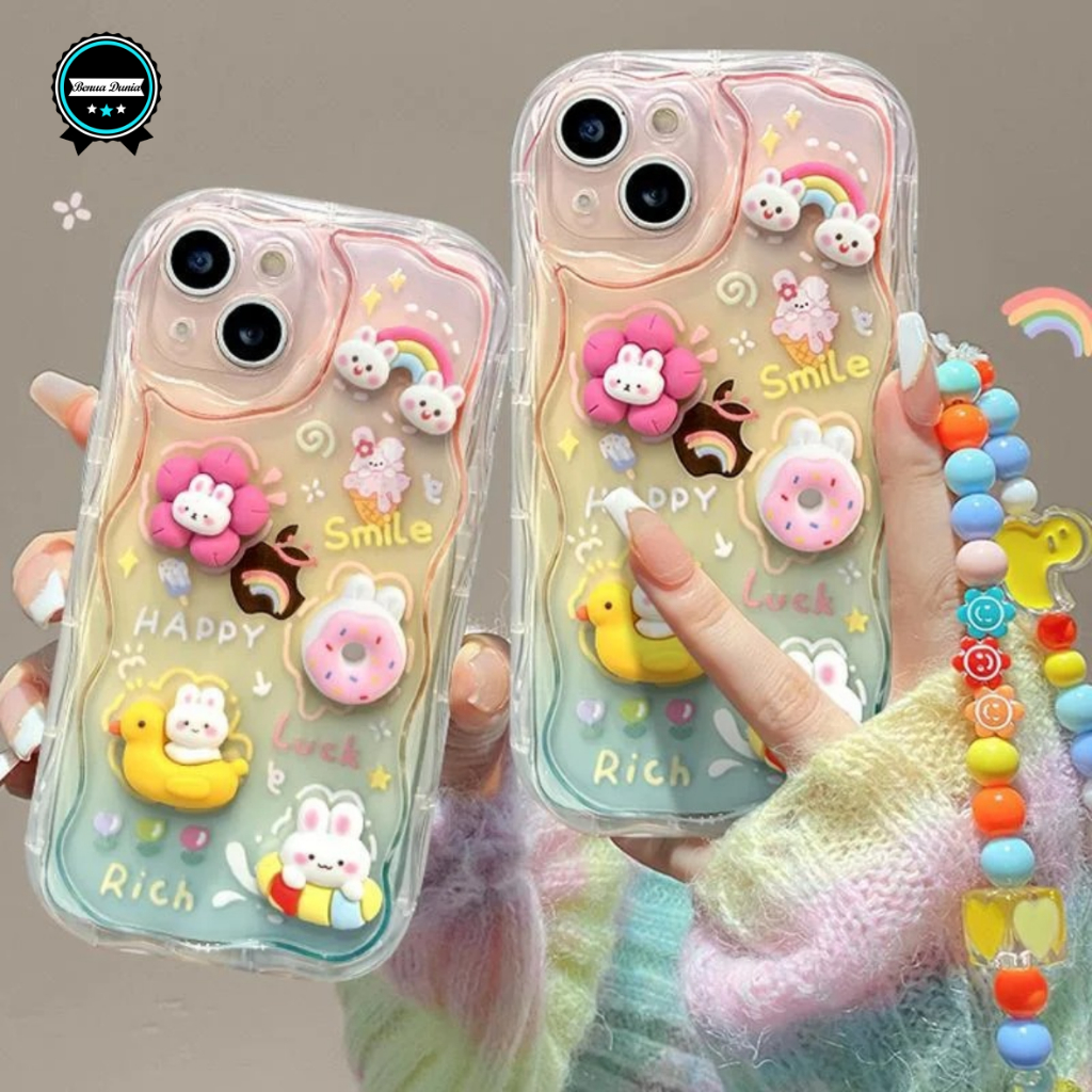 Jual SS868 SOFTCASE SILIKON 3D CARACTER HAPPY RICH SMILE COLOURFULL FOR ITEL A04 A05S A50 A50C ...
