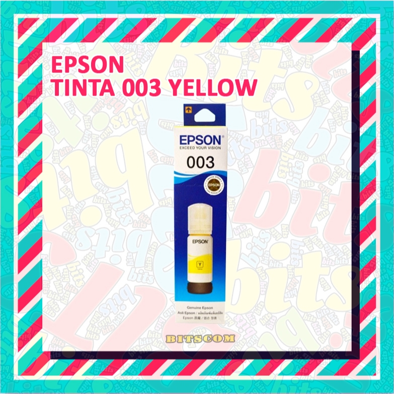 Jual Tinta Epson 003 Yellow Original | Shopee Indonesia