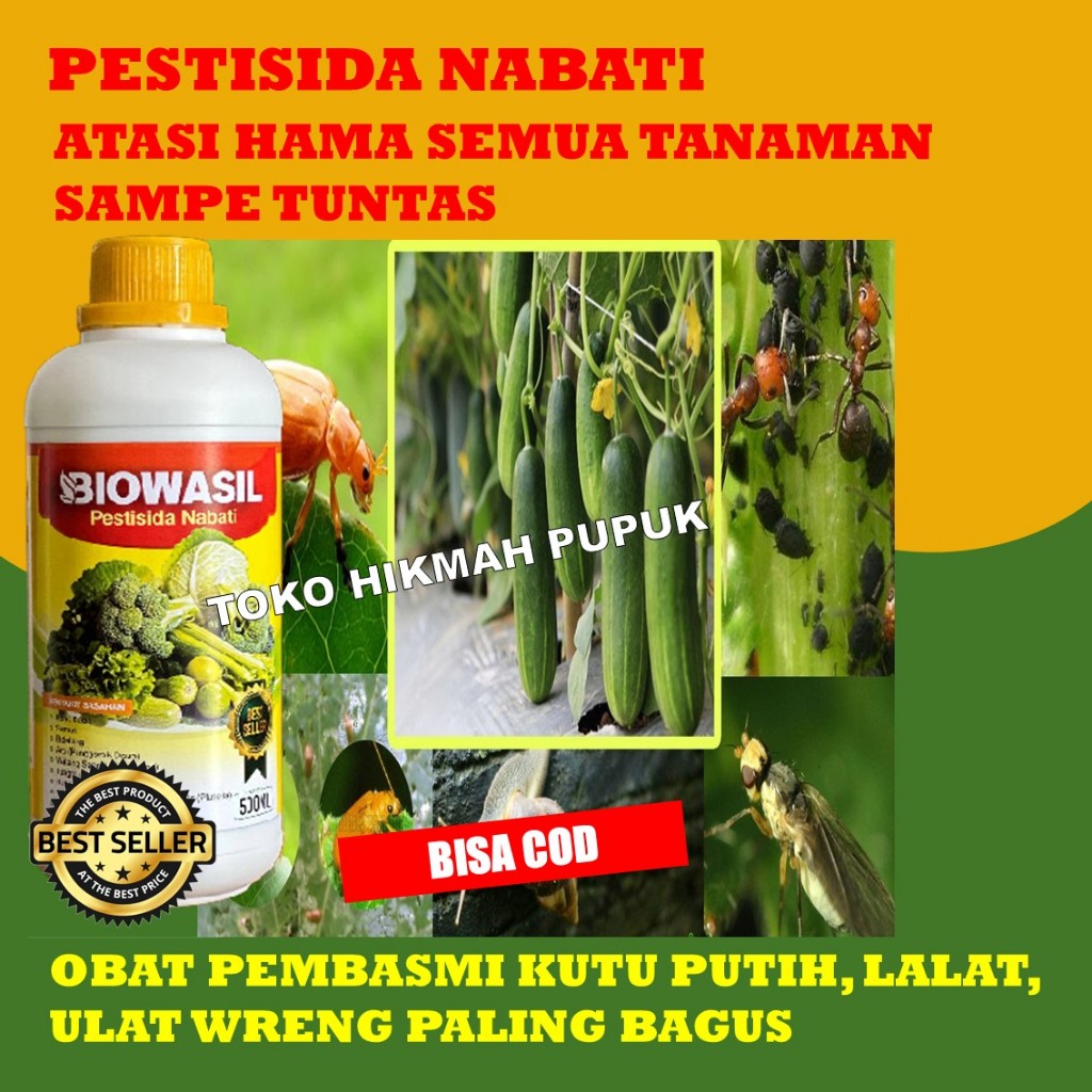 Jual PESTISIDA NABATI BIOWASIL Obat Hama Untuk Timun Paling Bagus ...