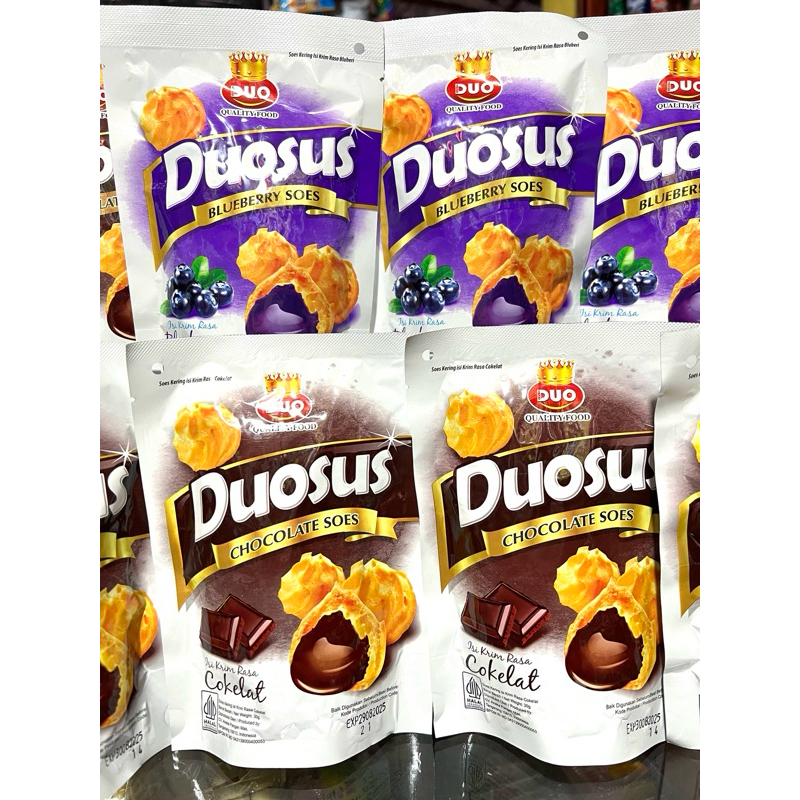 Jual Duosus @30 g ( Coklat Soes, Blueberry Soes) | Shopee Indonesia