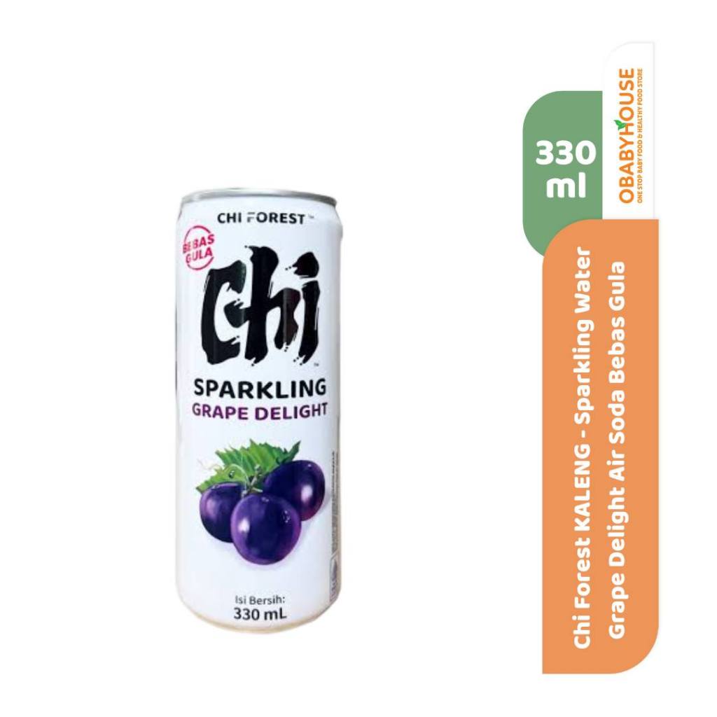 Jual Chi Forest Kaleng 330 ml - Sparkling Water Grape Delight Air Soda Bebas Gula | Shopee Indonesia