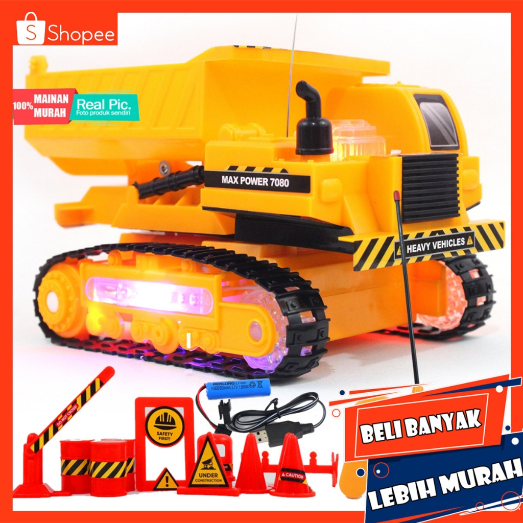 Jual MAINAN RC DUMP TRUCK KGP7080 MAINAN REMOTE CONTROL MOBIL TRUK ...