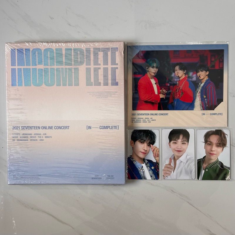Jual IN-COMPLETE INCOMPLETE 2021 SEVENTEEN SVT ONLINE CONCERT BLU-RAY ...