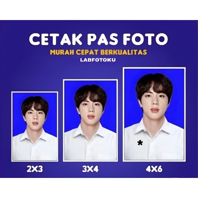 Jual Cetak Pas Foto 2x3/3x4/4x6 | Shopee Indonesia