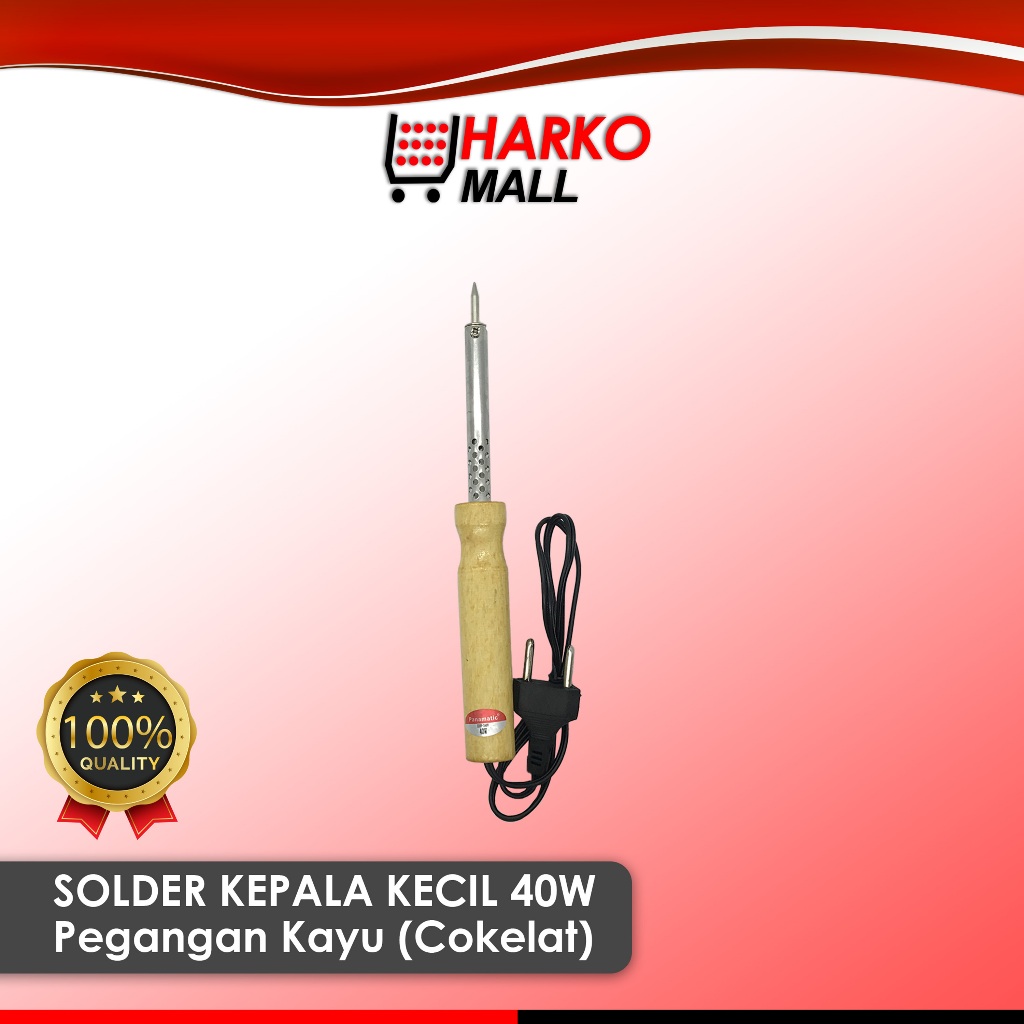 Jual Solder Kayu Kepala Kecil 40 Watt Alat Solder Listrik Soldering ...