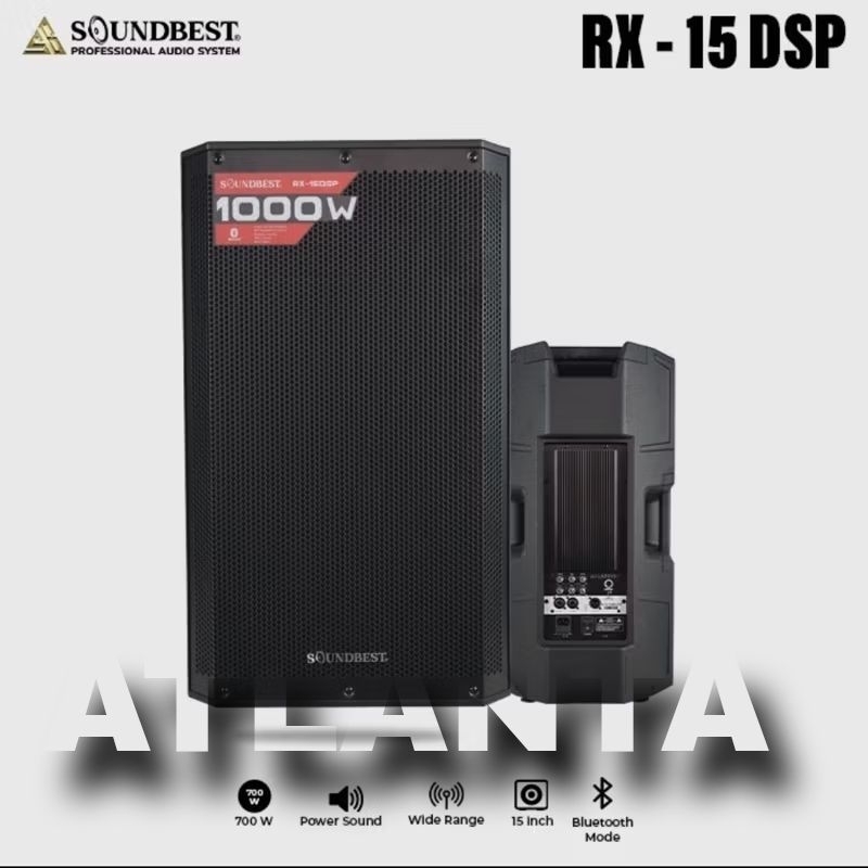 Jual Speaker Aktif Soundbest RX 15 DSP Original 15 inch Active RX15 DSP ...