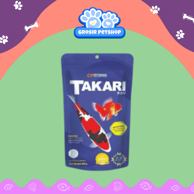 Jual Takari Fish Food 2 & 5mm Mix 500gr cppetindo- Pakan ikan dengan ...