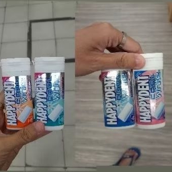 Jual Happydent Cool White permen karet ORIGINAL MINT / BUBBLE FRESH ...