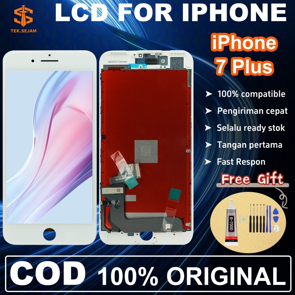 Jual FOR LCD iP 7Plus 7 Plus WITH TOUCHSCREEN ORIGINAL COMPLETE FULLSET Lcd iPhone 7 Plus Black ...
