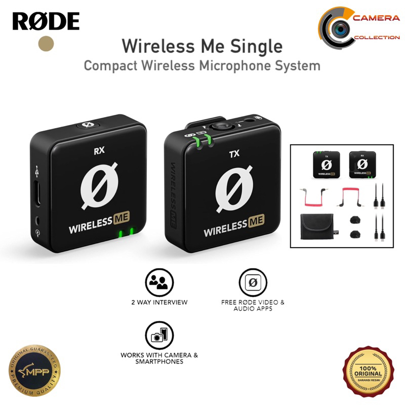 Jual RODE Wireless ME Single Ultra-compact Wireless Microphone System ...