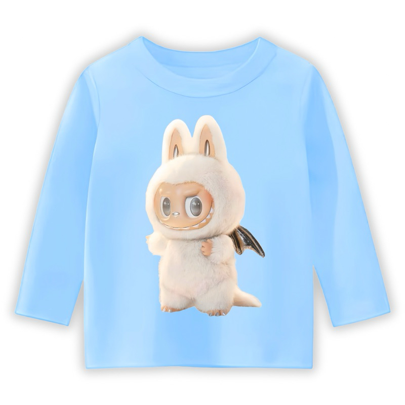 Jual KAOS ANAK LENGAN PANJANG HIJAB MUSLIM MOTIF LABUBU ZIMOMO V2 ANGEL ...