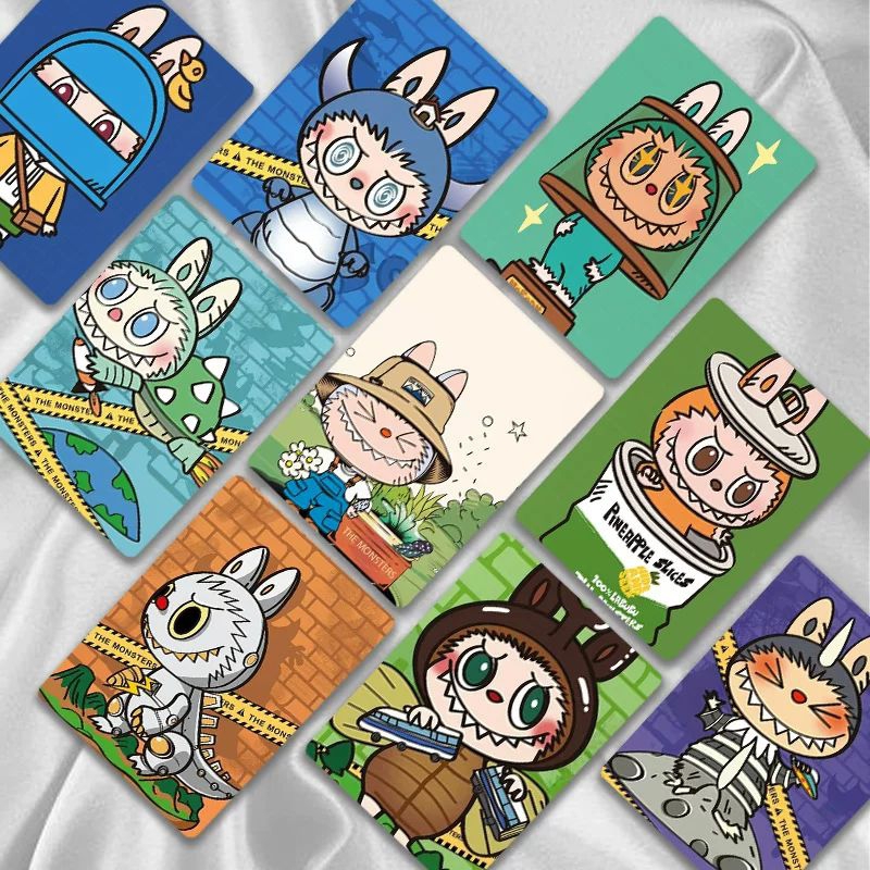 Jual Kartu Labubu 1 set 10pcs Kartu Trading Labubu Trading Card Labubu ...