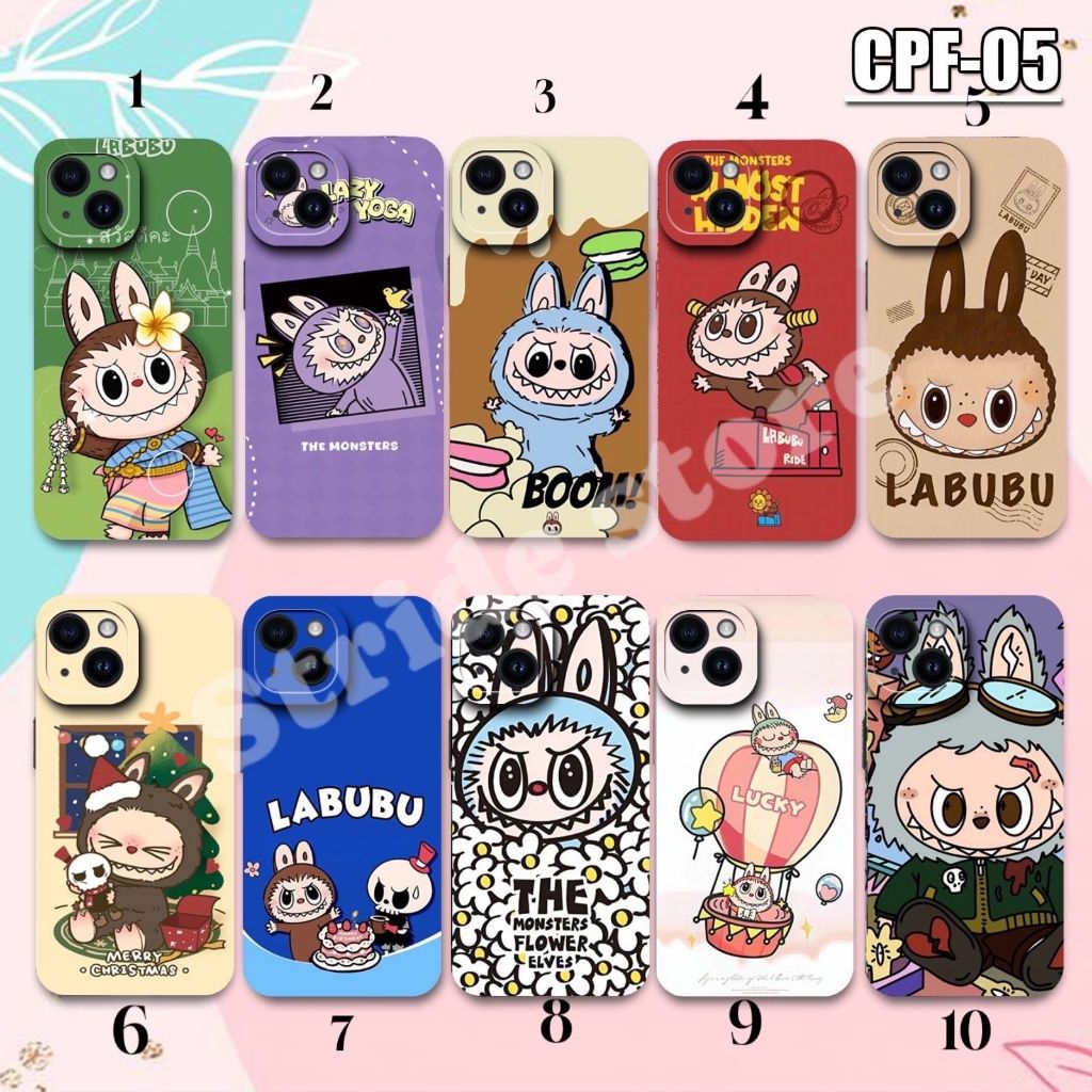 Jual case gambar labubu iphone 14 14 pro 14 plus 14 max 14 pro max 15 ...