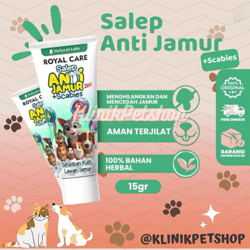 Jual Holycatlabs Salep Obat Jamur Kucing Anjing Scabies Ringworm Gatal ...