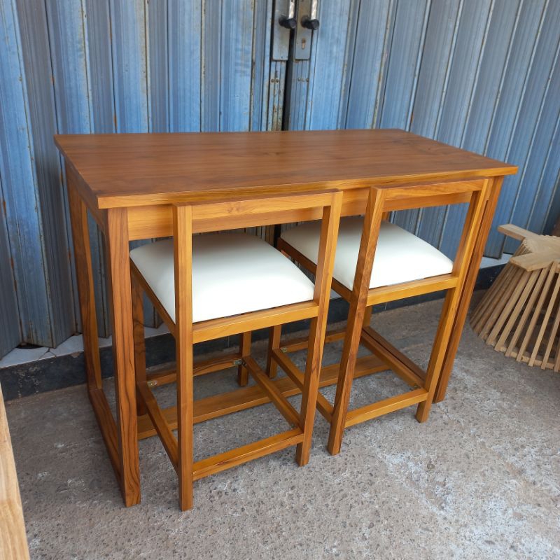 Jual Meja bar set 2 seater | Shopee Indonesia