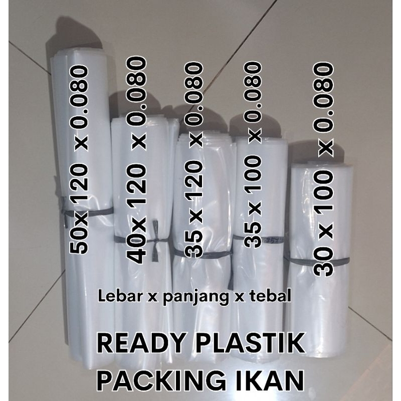 Jual Plastik PE packing ikan koi/arwana | Shopee Indonesia