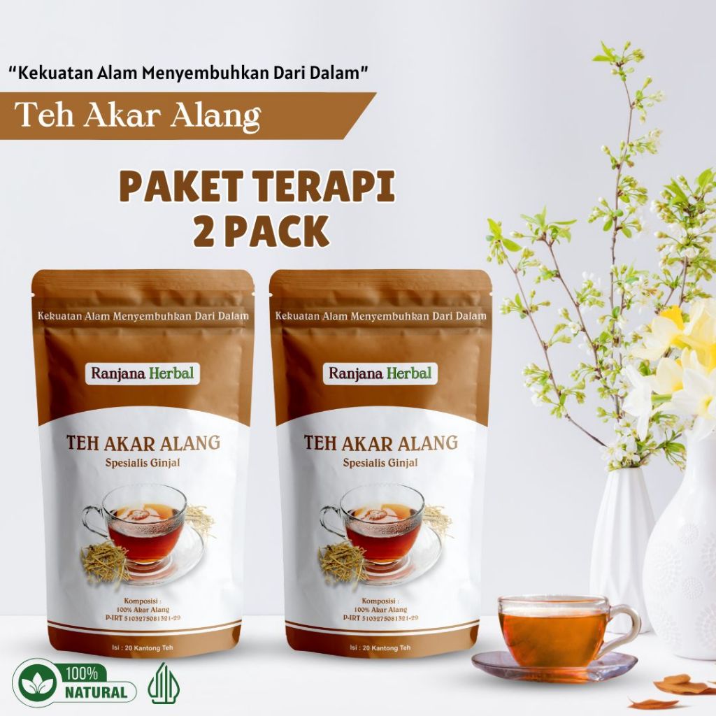 Jual Ranjana Herbal Paket Teh Celup Herbal Akar Alang Alang Obat Gagal ...