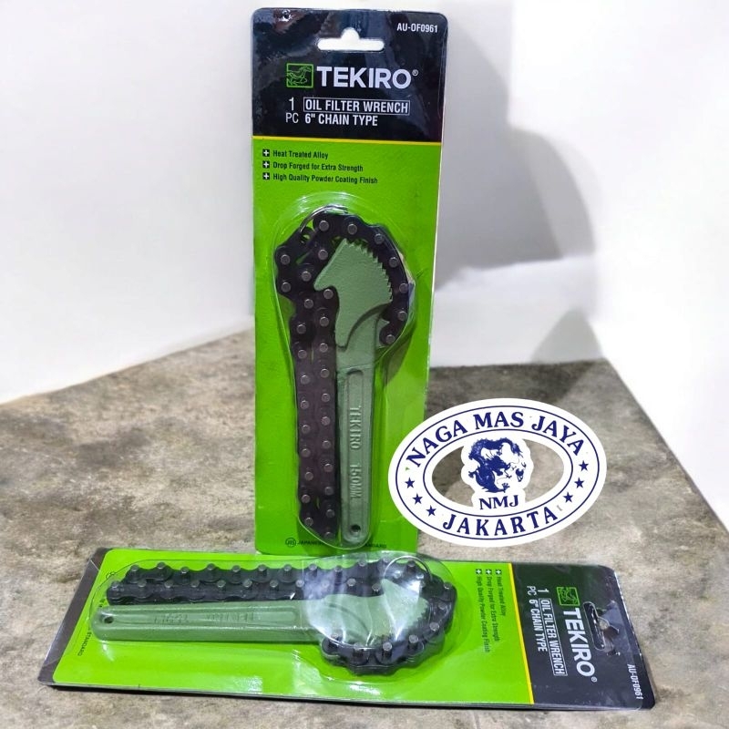 Jual KUNCI PEMBUKA FILTER OLI MOBIL RANTAI TEKIRO 6 INCH / KUNCI OIL ...